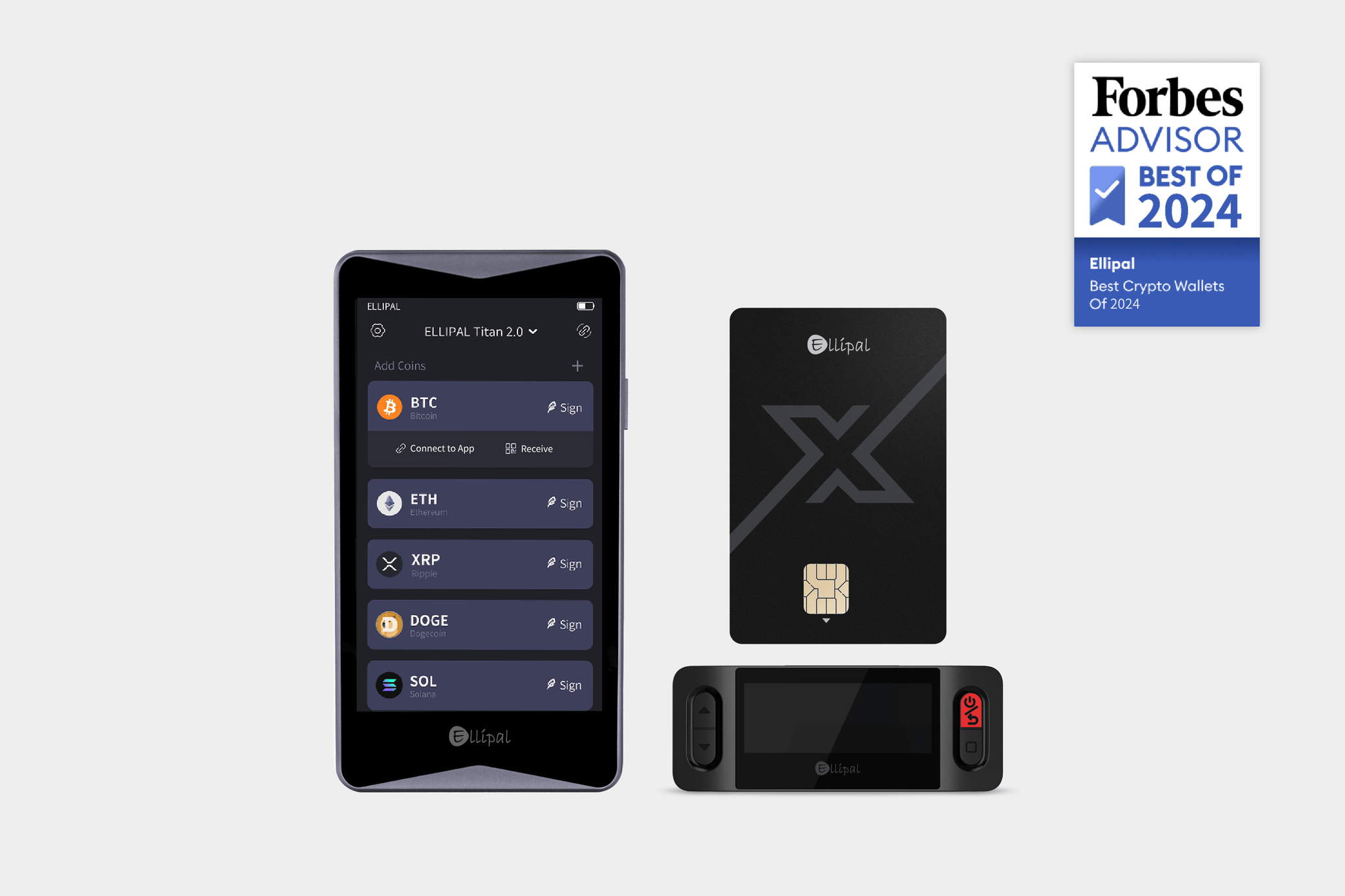 ELLIPAL Titan 2.0 Cold Wallet | Secure Your Crypto Storage